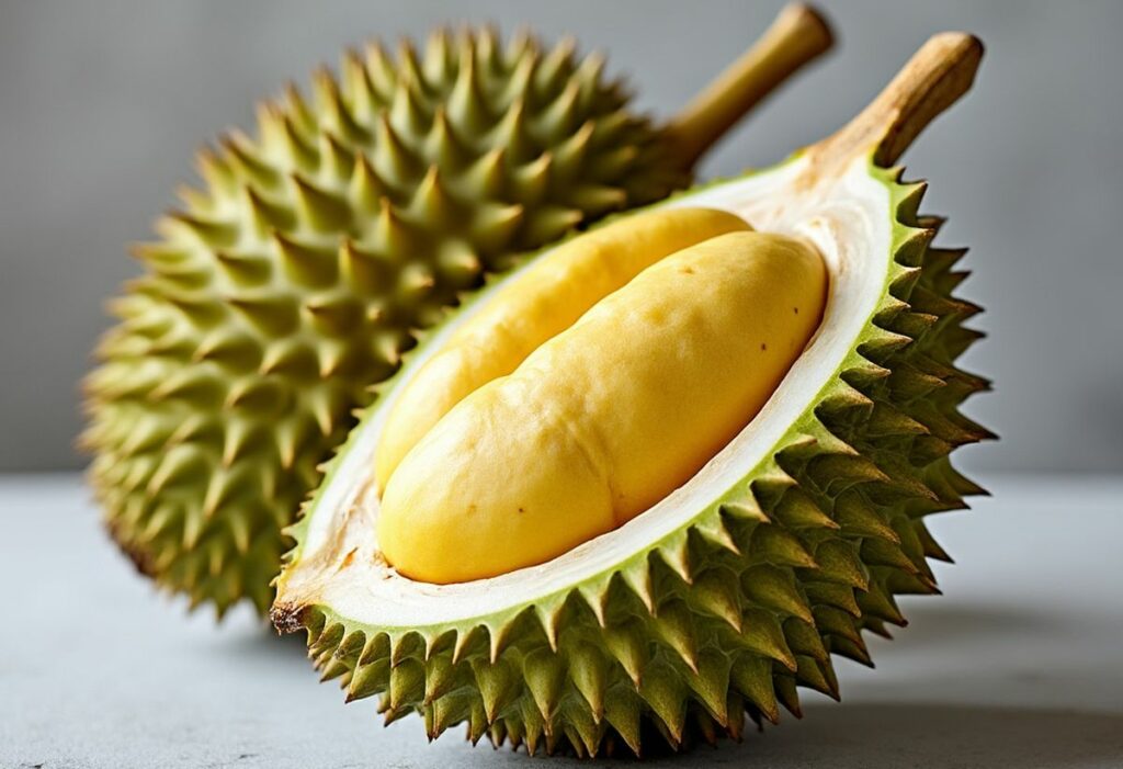 Le Durian : le fruit à l’odeur controversée et ses recettes savoureuses